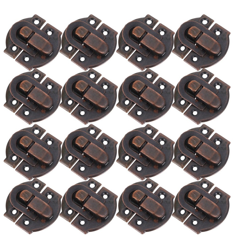 24pcs Box Latch Mini: Vintage Lock Hasp Buckle Easy Installation ...