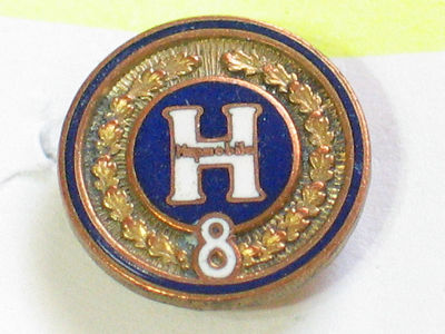 Hupmobile 8 Employee Pin Badge Bastian Bros Screw Type Vintage Pin | eBay