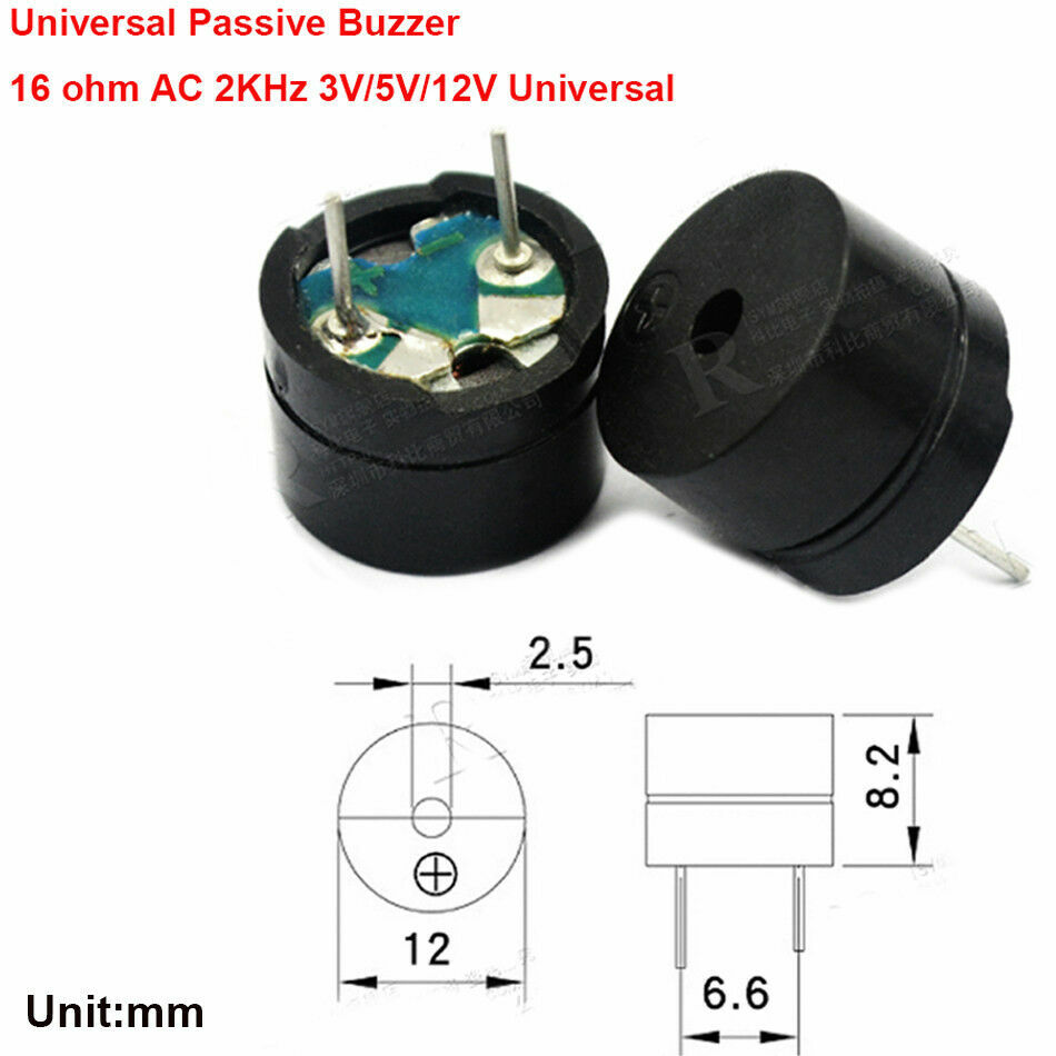 3V-24V Active Passive Buzzer Alarm Electronic Universal Speaker Flasher ...