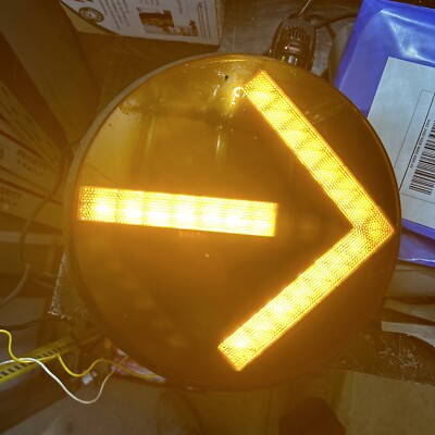 Yellow Arrow Traffic Light
