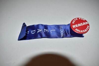 VOTE FOR REAGAN DELEGATES FLOOR LEADER PIN (SHA45) | eBay
