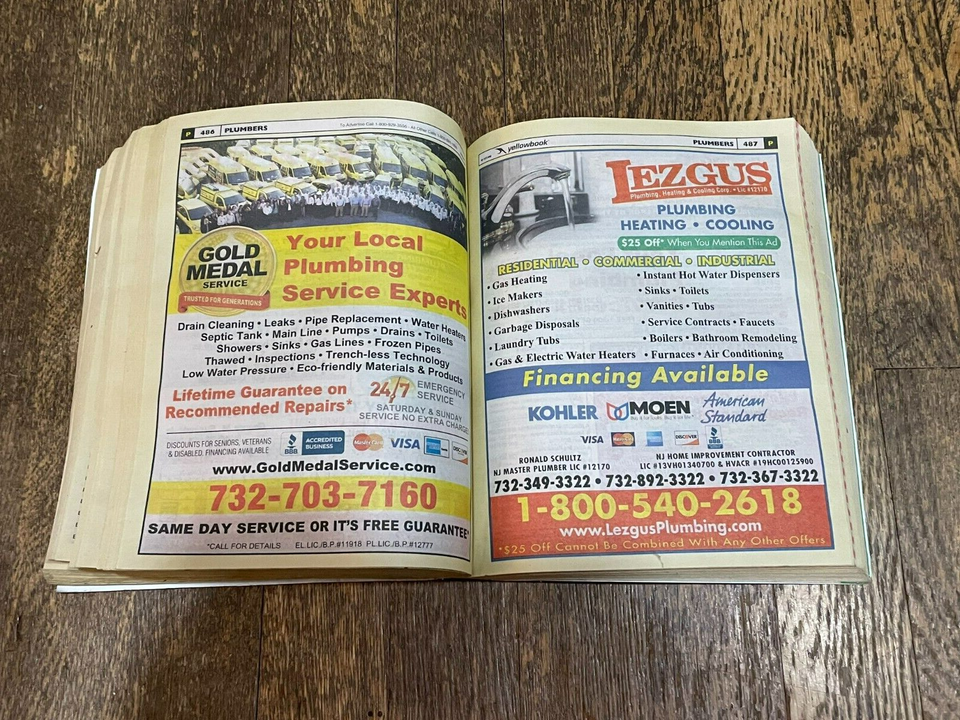 Ocean County New Jersey Yellow Pages Phone Book 2017 2018 Toms River | eBay