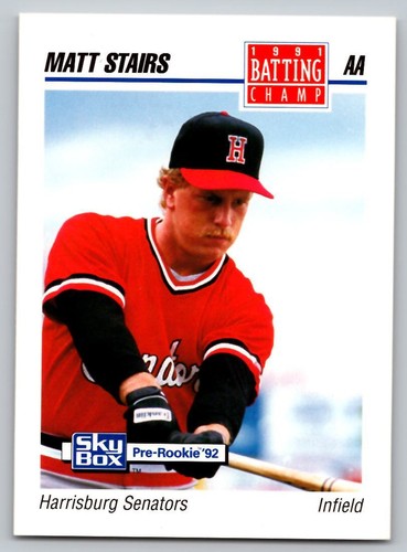 1992 SkyBox AA #293 Matt Stairs Harrisburg Senators | eBay