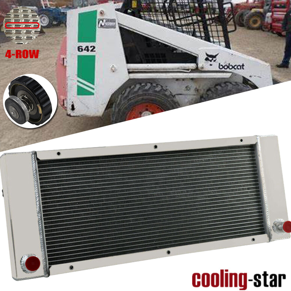 4-ROW RADIATOR FITS BOBCAT SKID STEER LOADERS 642 642B 643 722 742 743 ...