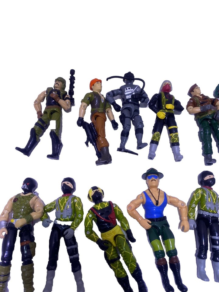 GI Joe Action Figure Lot (54) G.I. Vintage Hasbro Toys Army American ...