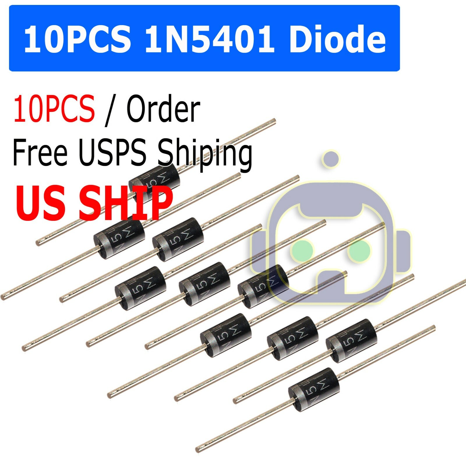 10x 1N5401 For Motorola Diode Gen Purp 100V 3A Axial IN5401 2 Unit | eBay