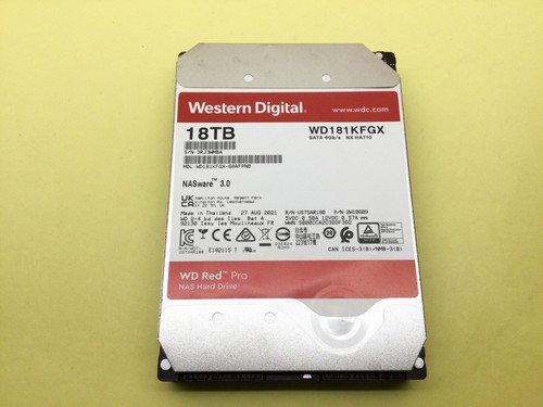 WD Red Pro 18TB 7200 RPM SATA 6Gb/s 512MB Cache 3.5in NAS HDD WD181KFGX ...