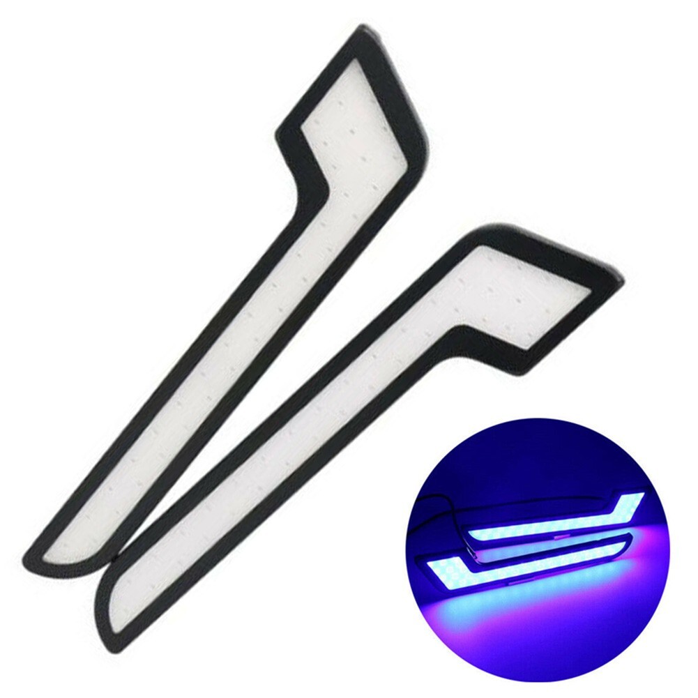 Ice Blue COB LED Strip DRL Car Auto Lamp with Plastic and Metal ...