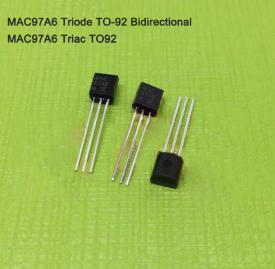 MAC97A6 Triode TO-92 Bidirektional MAC97A6 Triac TO92 | eBay.de