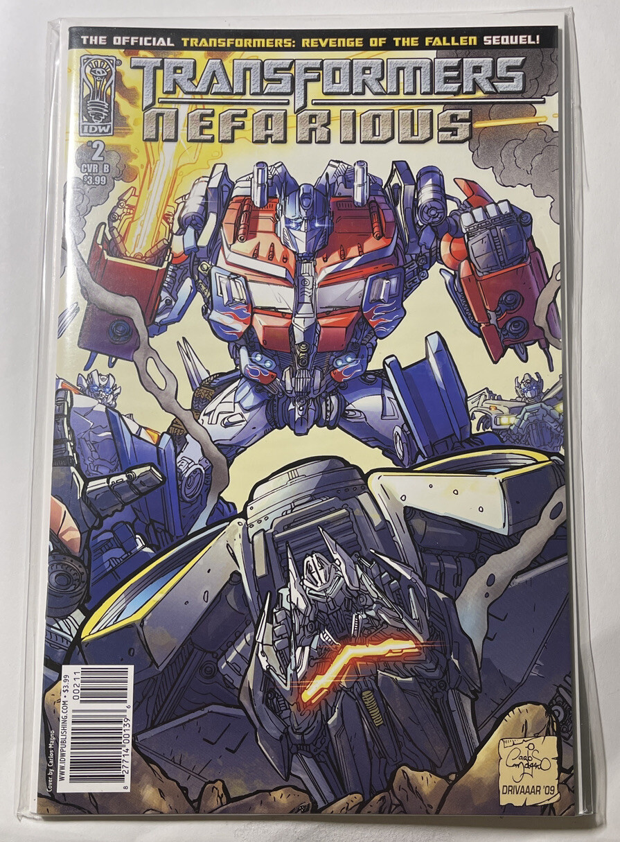 2010 TRANSFORMERS NEFARIOUS #2 COVER B BY IDW COMICS | eBay