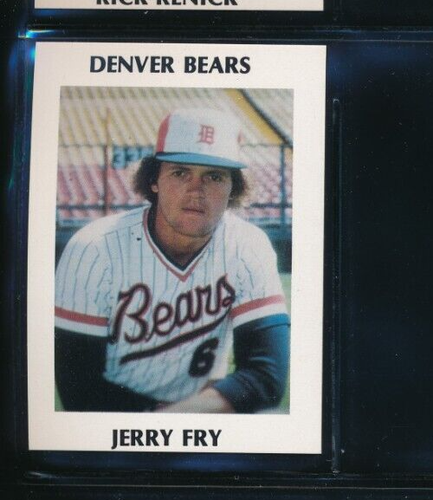 1978 Team Issue Jerry Fry Denver Bears Bubble Up Tiefel & Assoc (GX84 ...