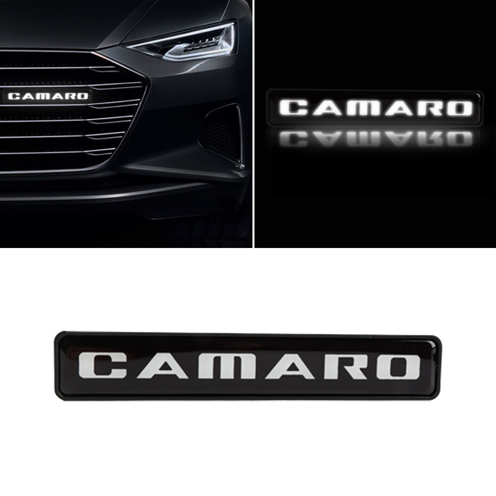 CAMARO LED Logo Light Car For Front Grille Badge Illuminated Decal ...