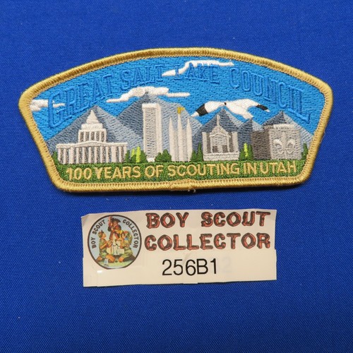 Boy Scout CSP Great Salt Lake Council 100 Years Of Utah Scouting Patch ...