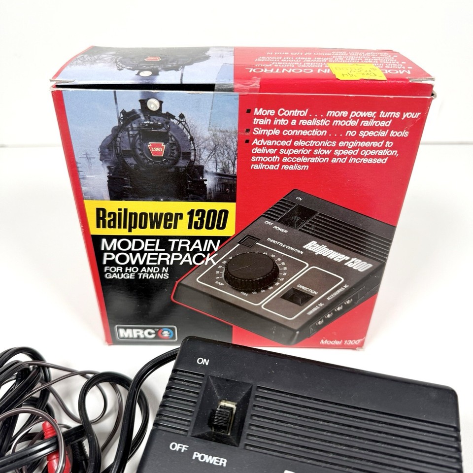 HO scale MRC Tech II Railpower 1300 Powerpack Transformer Model ...