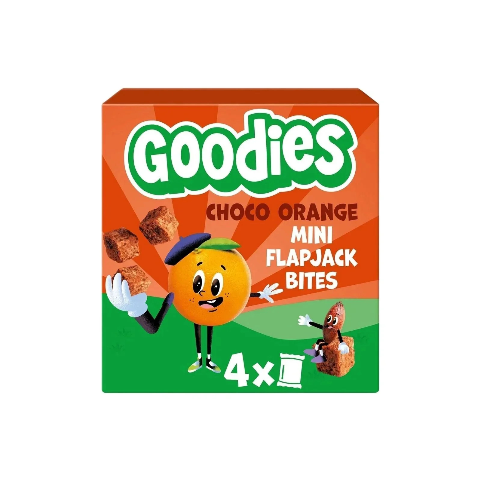 Goodies | Kids Snack Choco Orange Mini Flapjack Oat Bar Bites | 1 x 23g ...