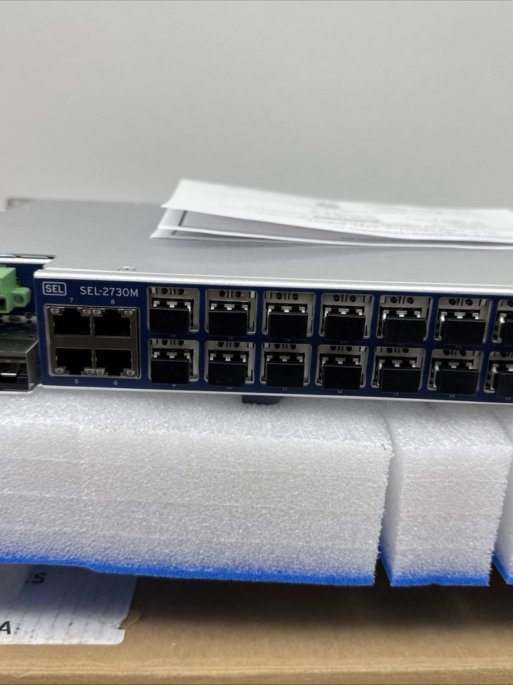 SEL SEL-2730M MANAGED ETHERNET SWITCH 2730M0ARAA2222AAAAX1 | eBay