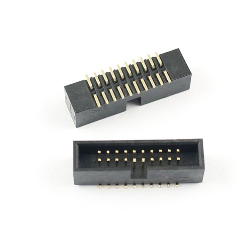 1Pcs 1.27mm Pitch 2x10 Pin 20 Pin SMT SMD Male Shrouded Box Header IDC ...