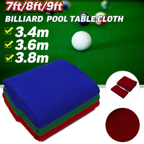 Professional Snooker Billiard Pool Table Cloth Sports Game 7/8/9ft ...