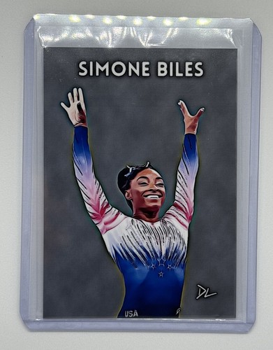 Simone Biles Limited Edition Artist Signed Team USA Olympic Trading ...