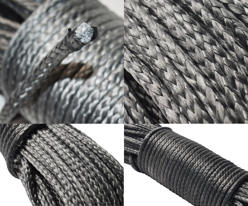 TECHTONGDA 6mm*200ft 10141lbs Winch Rope Rescue Rope Hoisting Rope Tow ...