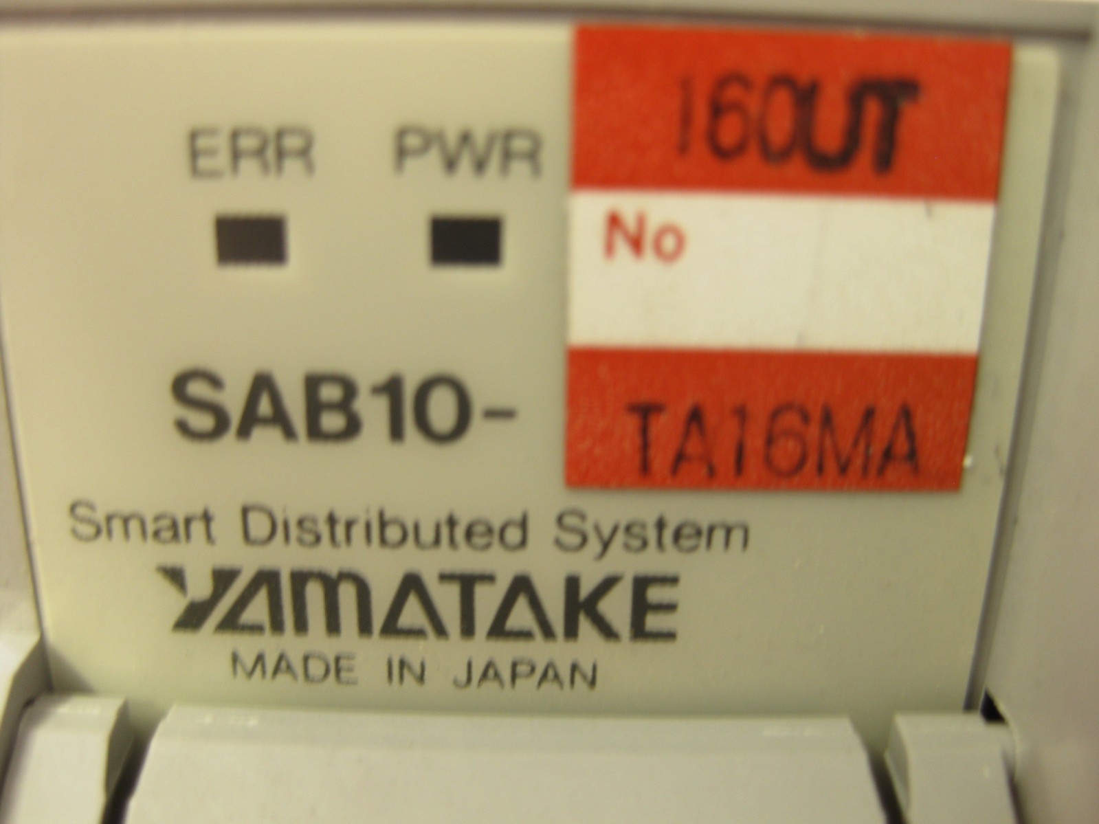 Yamatake Smart Distributed System SAB10-TA16MA 16OUT AZBIL NORTH ...
