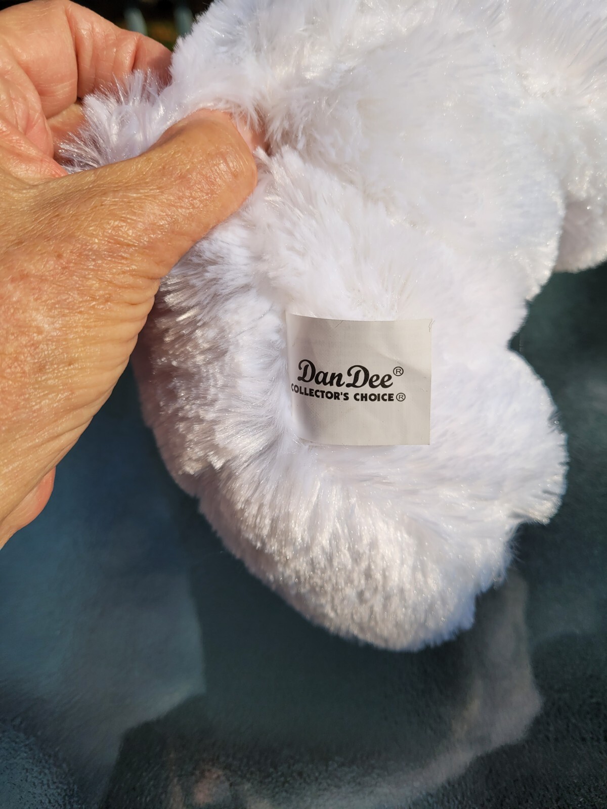 Teddy Bear Plush Stuffed Animal 11'' White Black Hat Graduation Dandee ...