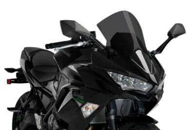 PUIG 2023 Kawasaki EX650 Ninja 650 WINDSCREEN R-RACER DARK SMOKE KAW ...