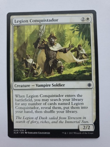 MTG Magic The Gathering Card Legion Conquistador Creature Vampire ...