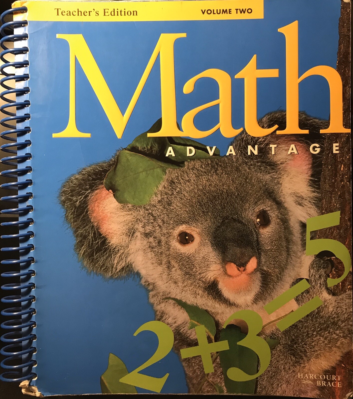MATH ADVANTAGE GRADE 1, VOLUME 2, TEACHER'S EDITION By Harcourt Brace ...