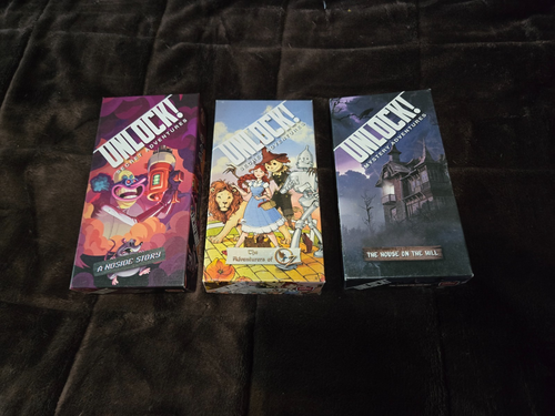 Lot of 3 Unlock! games - 3 Unique Complete Escape Room Games | eBay