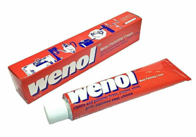 WENOL red LARGE 50 ml Metal Polish aluminum brass silver gold tin ...