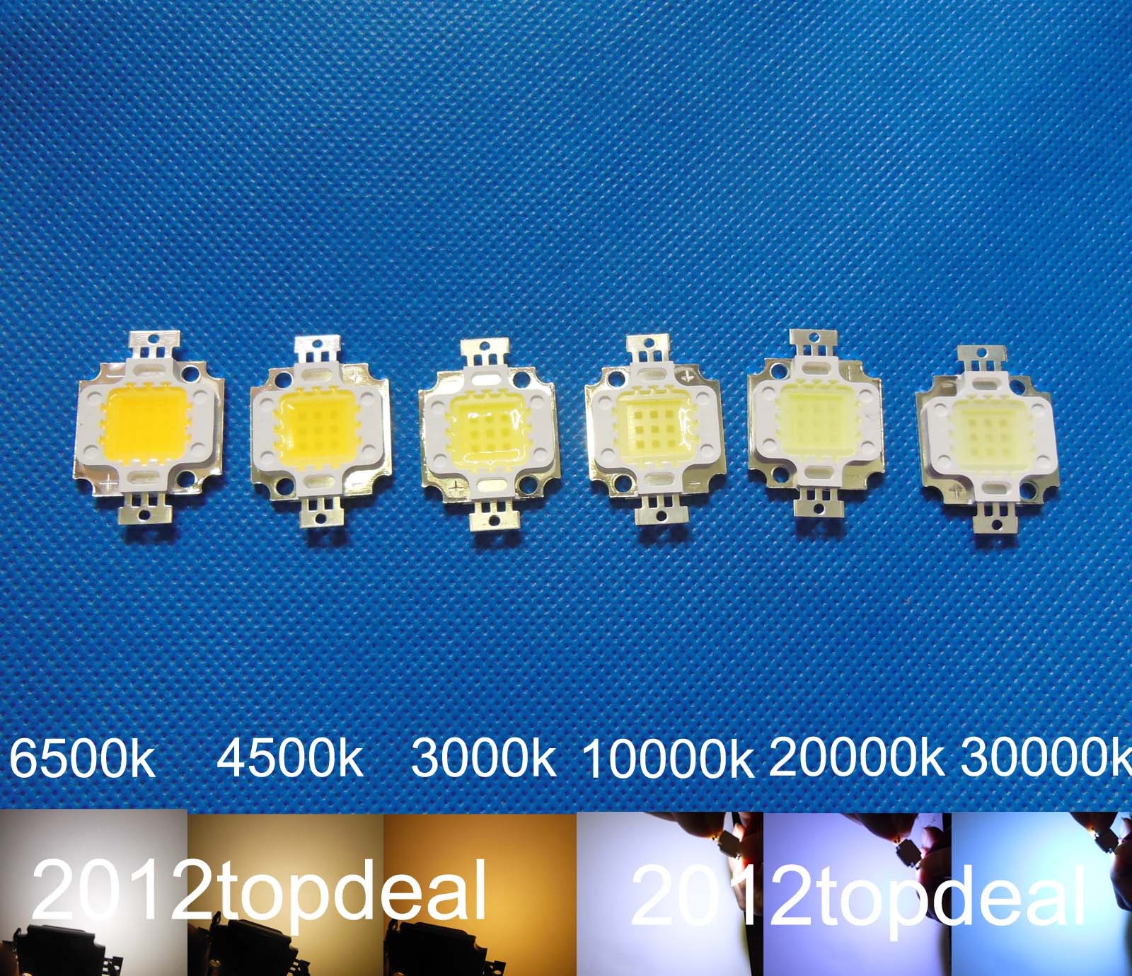 10w High Power led Cool white/Neutral/Warm White LED 3000k 10000k ...