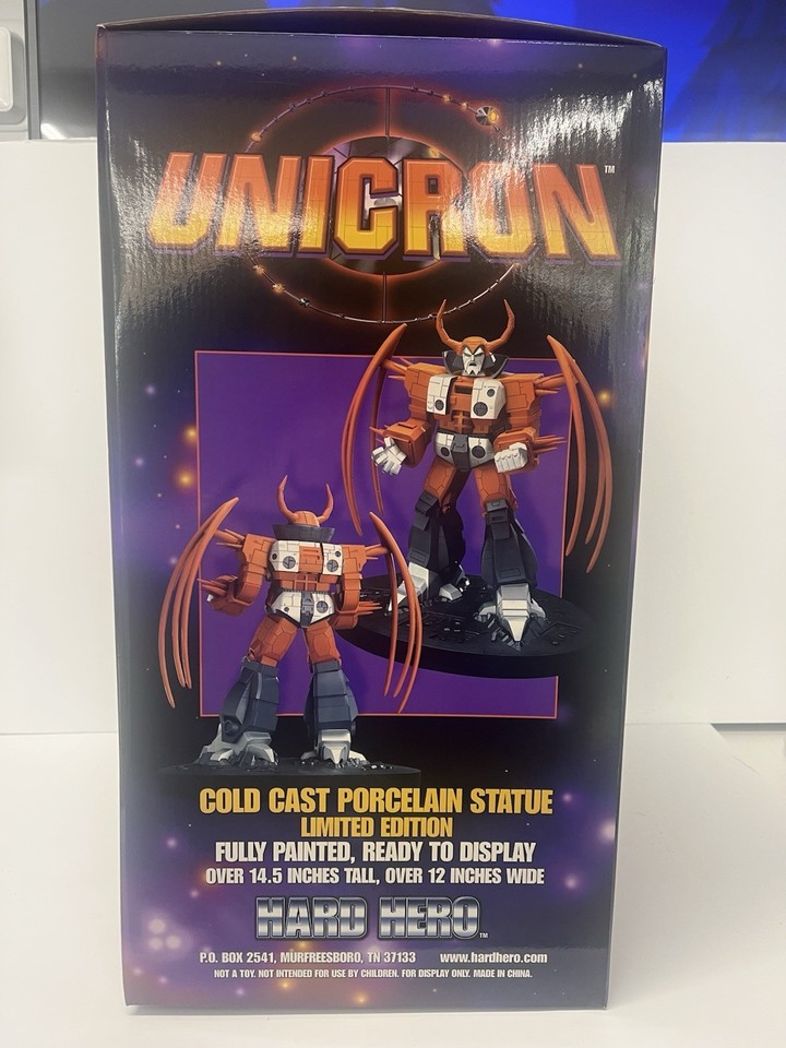 Unicron The Transformers Cold Cast Porcelain Statue Hard Hero | eBay