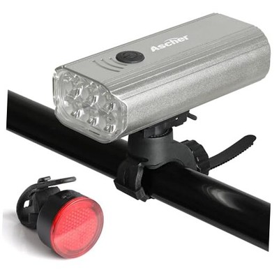USB Rechargeable Bike Light Front and Back, Super Bright 1000 Lumens ...