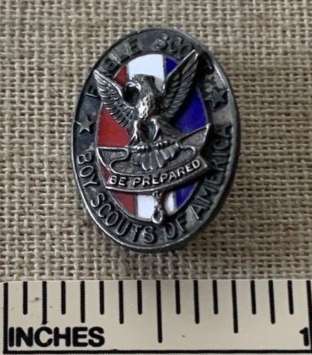 Vintage EAGLE SCOUT Boy Scouts of America Hat Badge PIN BSA Award ...