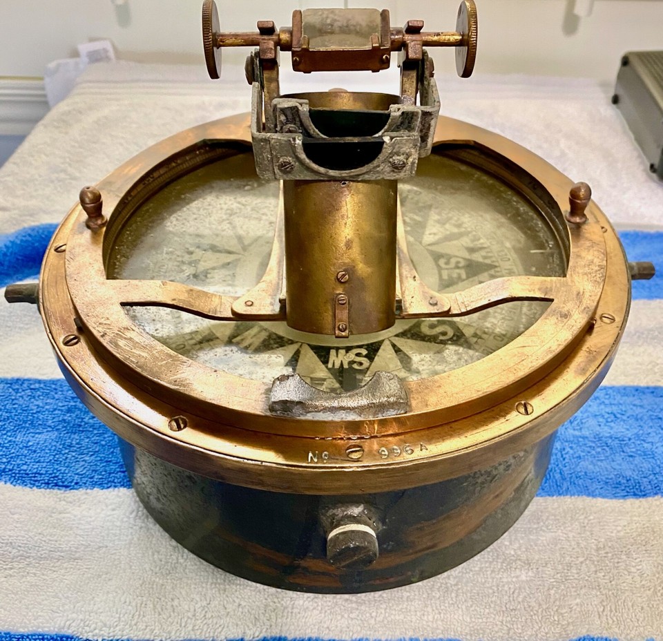 Christie & Wilson Antique Scottish Nautical Binnacle Ship Compass ...
