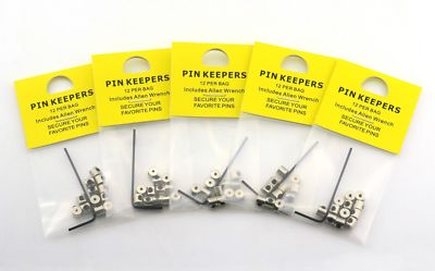 60-Pieces-Pin-Keepers-Pin-backs-Pin-Locks-Locking-Pin-Backs-w-Allen ...