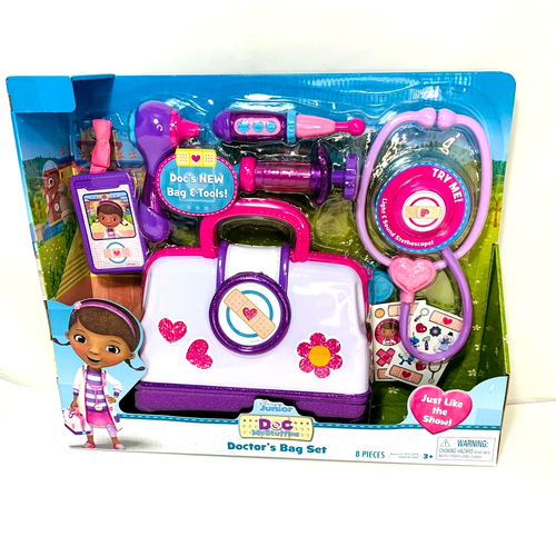 Disney Junior Doc McStuffins Toy Hospital Doctor's Bag Set (8 pieces ...