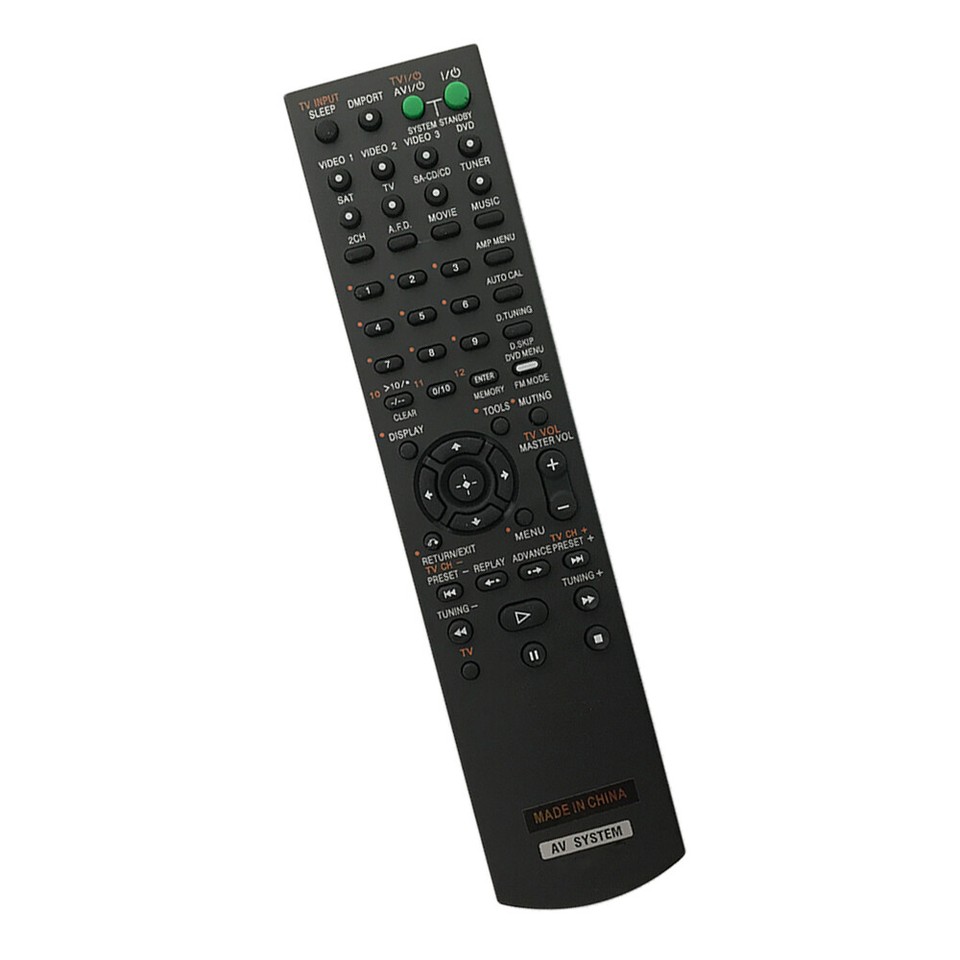 New Remote Control For Sony STR-DG500 STR-DG910 STR-DG1000 STR-DG900 AV ...