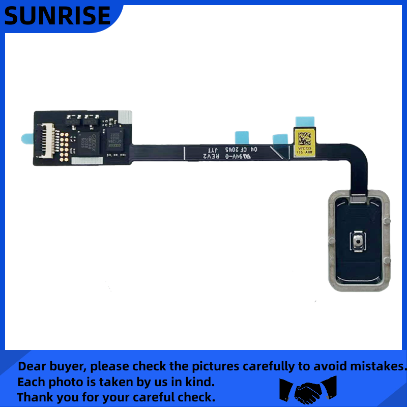 New For Dell Precision 5550 5560 5570 Fingerprint Reader V7CCD 0V7CCD ...