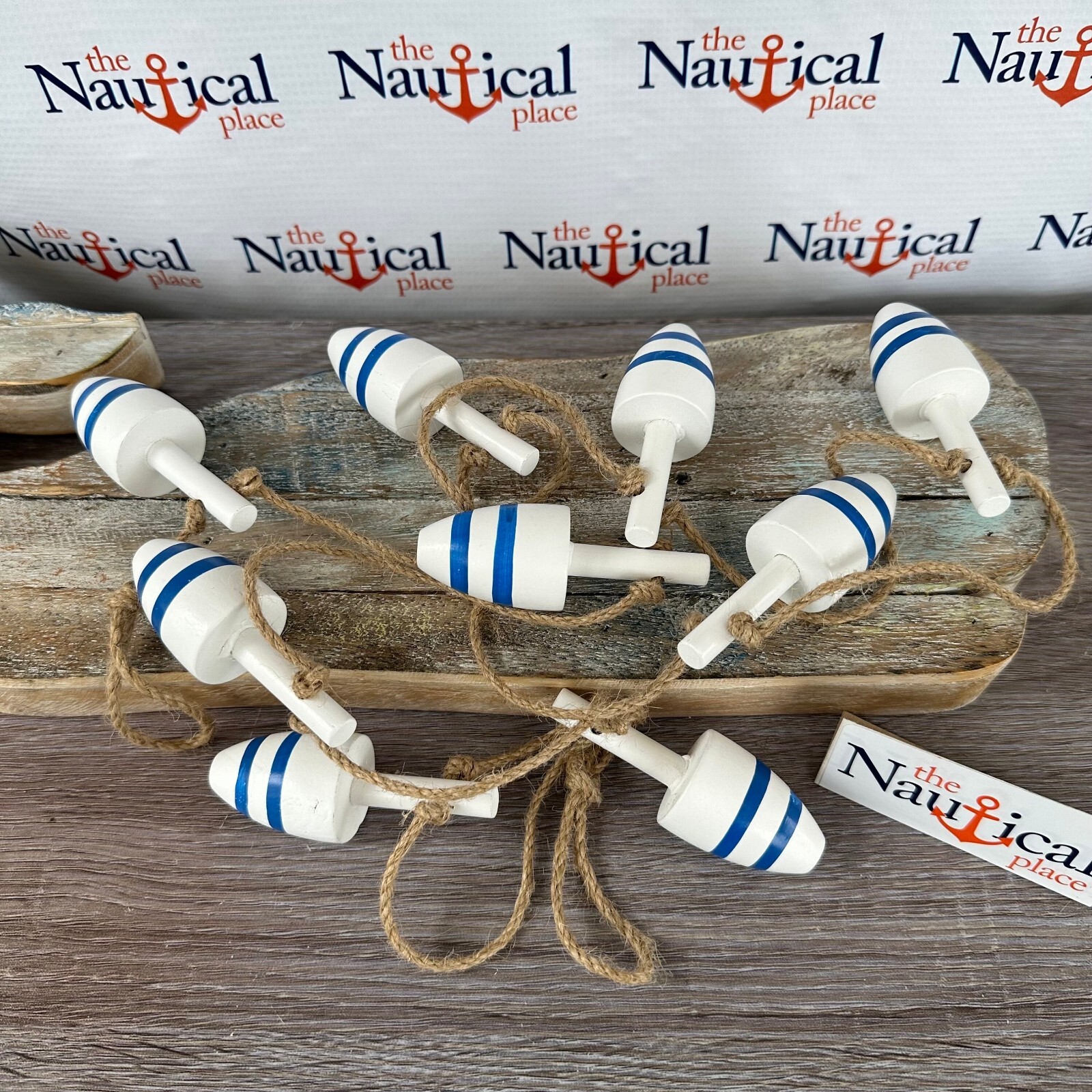 Lobster Buoy Floats On String - Red or Blue Fish Net Garland - 6 Ft ...