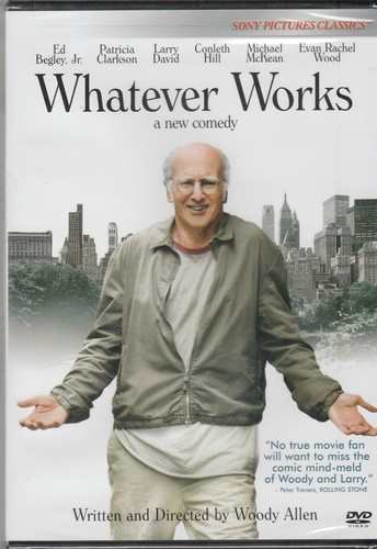 Whatever Works DVD/Still Sealed/Larry David/Evan Rachel Wood/Ed Begley ...