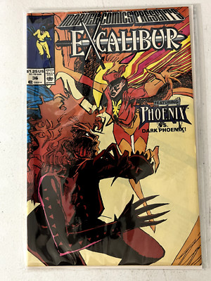 Marvel Comics Presents #36 1990 Excalibur Marvel Comics Phoenix ...