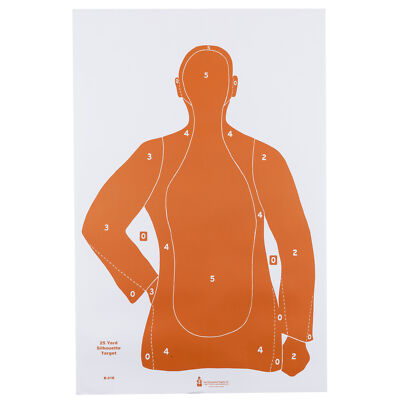 Action Target B-21E Qualification Paper Target 23"x35" 100 Per Box ...
