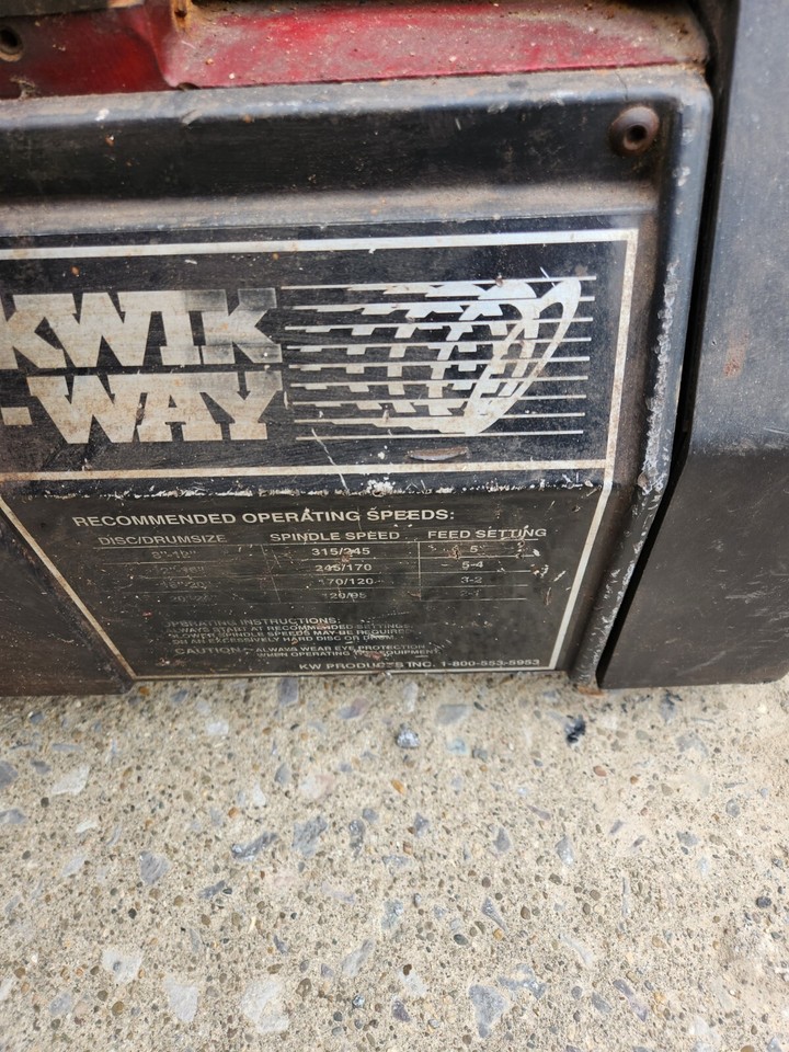 Kwik-Way 104 One Minute Lightning Brake Lathe | eBay