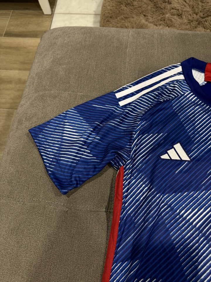 Adidas Japan National Team Authentic Home Jersey from the 2022 FIFA ...