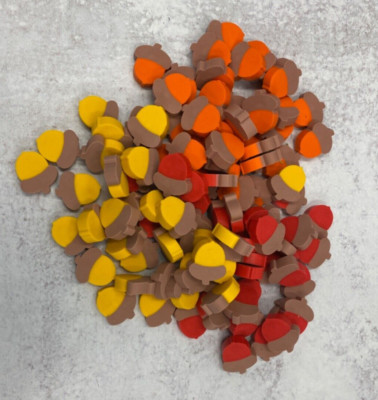 100 Fall Acorn Mini Erasers Teacher Supply Sorting Math Center Counter ...