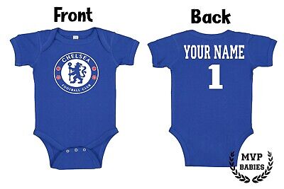 Chelsea F.C. Homemade baby bodysuit | eBay