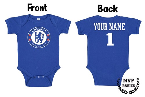 Chelsea F.C. Homemade baby bodysuit | eBay