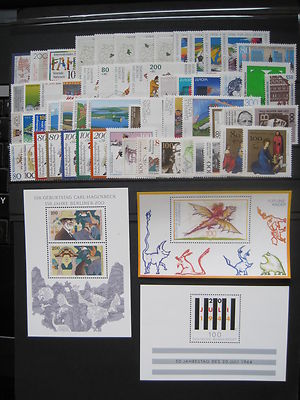 Federal Vintage 1994 Michel Number 1709-1771 Complete Mint ( Bujg 1994 ...